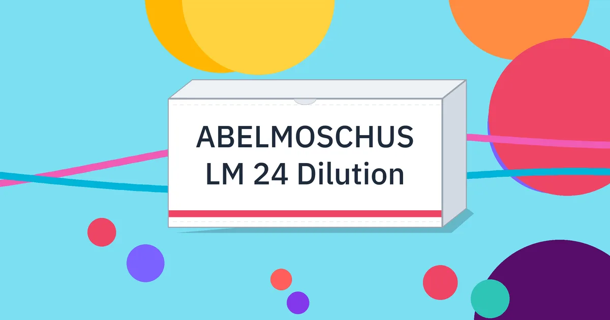 Symbolbild: Packung mit der Aufschrift ABELMOSCHUS LM 24 Dilution (PZN 12750338) – Verfügbarkeit und Bezug in Apotheken in Frankfurt am Main