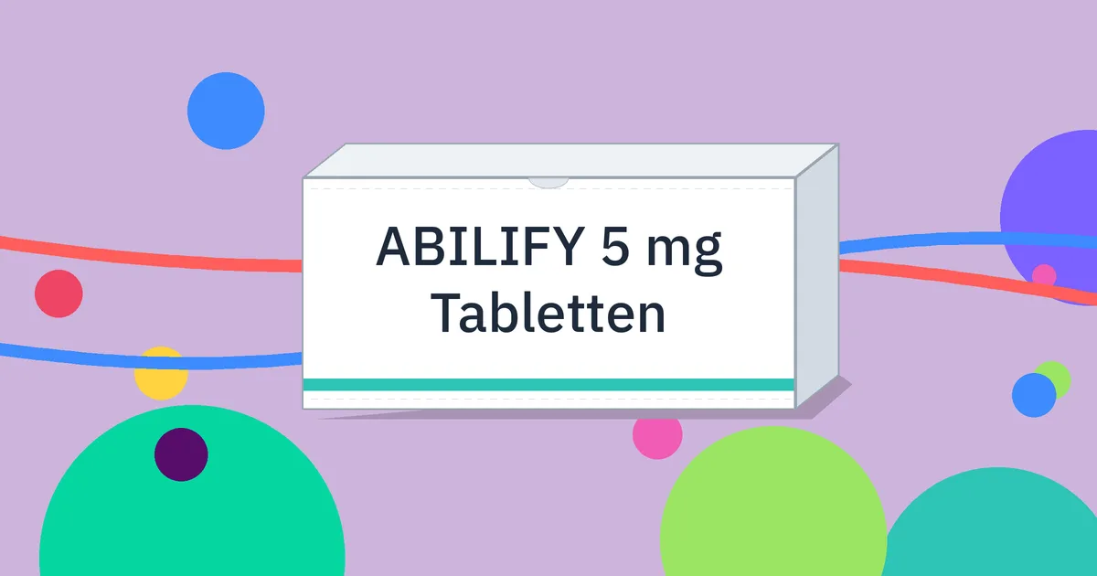Symbolbild: Packung mit der Aufschrift ABILIFY 5 mg Tabletten (PZN 04705571) – Verfügbarkeit und Bezug in Apotheken in Frankfurt am Main