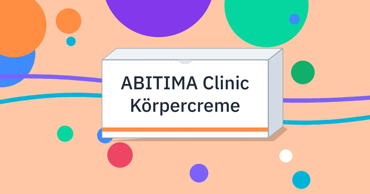 Symbolbild: Packung mit der Aufschrift ABITIMA Clinic Körpercreme (PZN 06812408) – Verfügbarkeit und Bezug in Apotheken in Frankfurt am Main