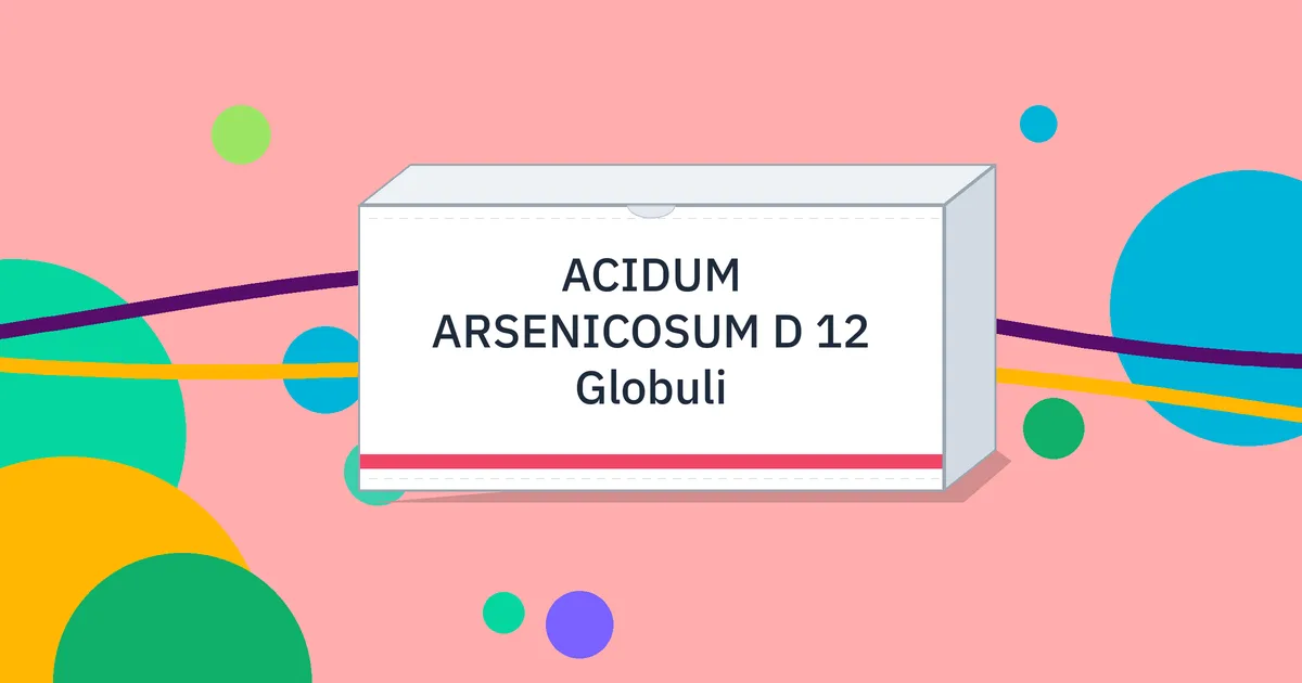 Symbolbild: Packung mit der Aufschrift ACIDUM ARSENICOSUM D 12 Globuli (PZN 11282349) – Verfügbarkeit und Bezug in Apotheken in Frankfurt am Main
