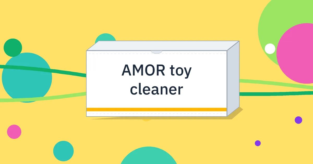 Symbolbild: Packung mit der Aufschrift AMOR toy cleaner (PZN 09948226) – Verfügbarkeit und Bezug in Apotheken in Frankfurt am Main