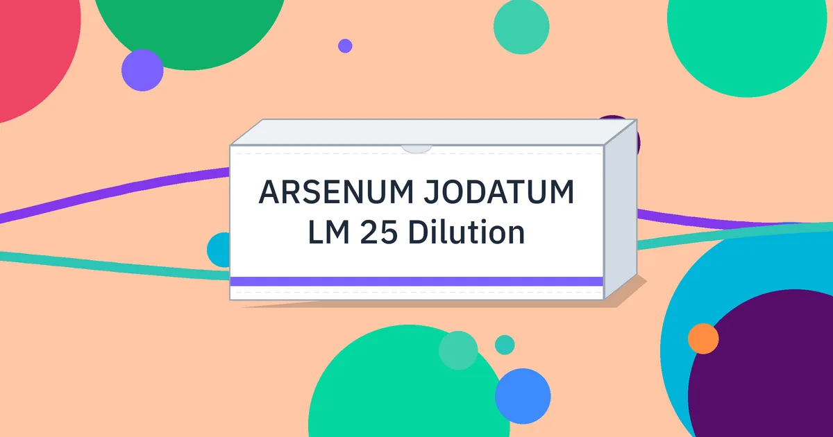 Symbolbild: Packung mit der Aufschrift ARSENUM JODATUM LM 25 Dilution (PZN 12779069) – Verfügbarkeit und Bezug in Apotheken in Frankfurt am Main