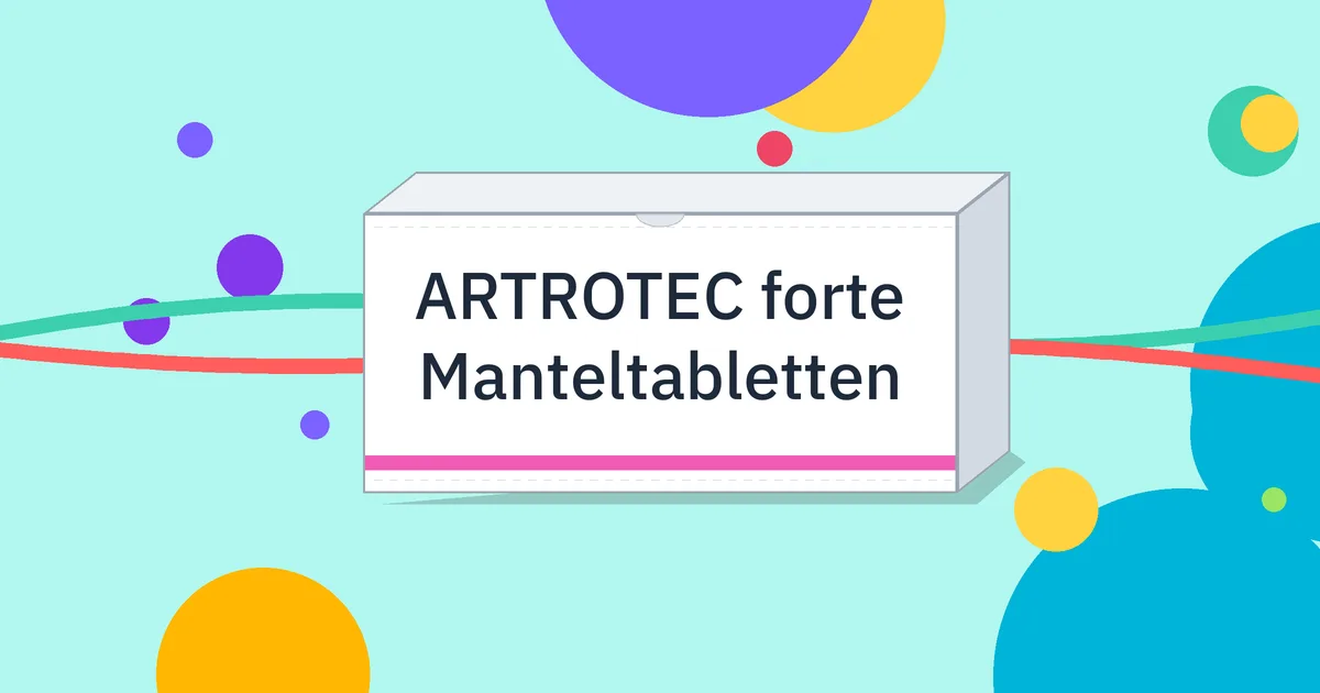 Symbolbild: Packung mit der Aufschrift ARTROTEC forte Manteltabletten (PZN 04796042) – Verfügbarkeit und Bezug in Apotheken in Frankfurt am Main