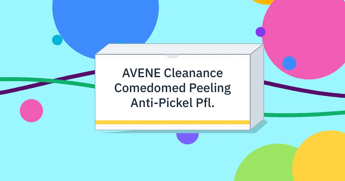 Symbolbild: Packung mit der Aufschrift AVENE Cleanance Comedomed Peeling Anti-Pickel Pfl. (PZN 18878447) – Verfügbarkeit und Bezug in Apotheken in Frankfurt am Main
