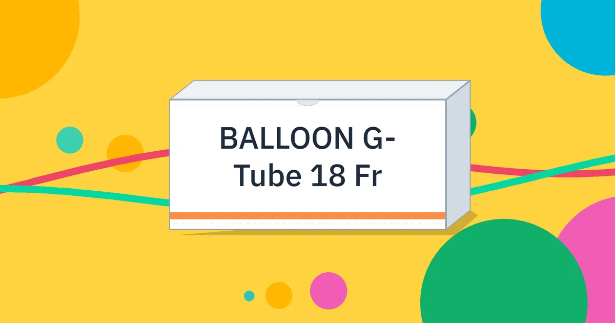 Symbolbild: Packung mit der Aufschrift BALLOON G-Tube 18 Fr (PZN 14346305) – Verfügbarkeit und Bezug in Apotheken in Frankfurt am Main