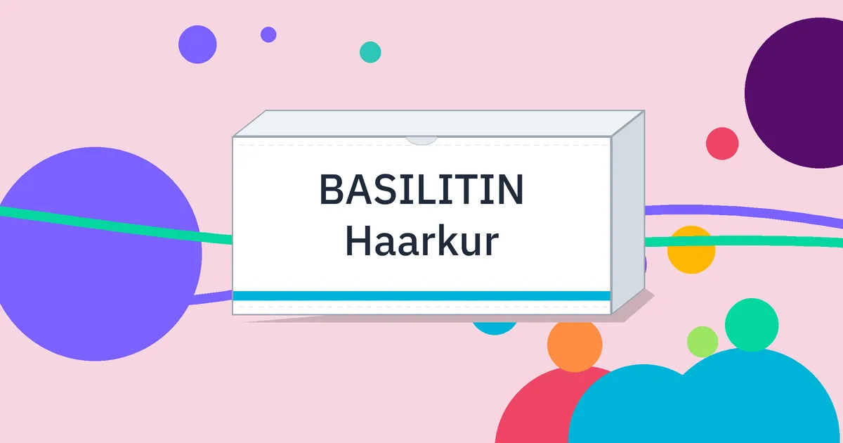 Symbolbild: Packung mit der Aufschrift BASILITIN Haarkur (PZN 19468993) – Verfügbarkeit und Bezug in Apotheken in Frankfurt am Main