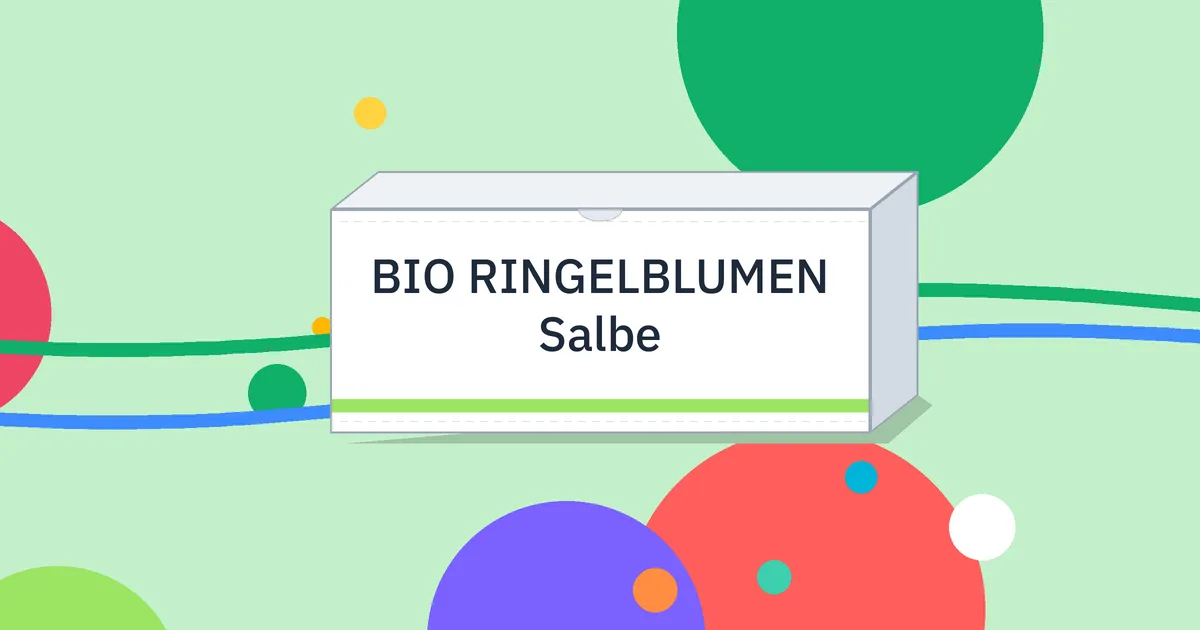 Symbolbild: Packung mit der Aufschrift BIO RINGELBLUMEN Salbe (PZN 01046205) – Verfügbarkeit und Bezug in Apotheken in Frankfurt am Main