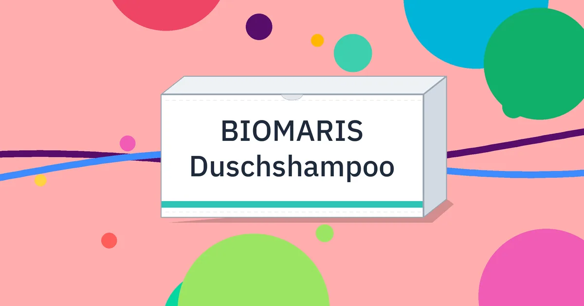 Symbolbild: Packung mit der Aufschrift BIOMARIS Duschshampoo (PZN 03327204) – Verfügbarkeit und Bezug in Apotheken in Frankfurt am Main