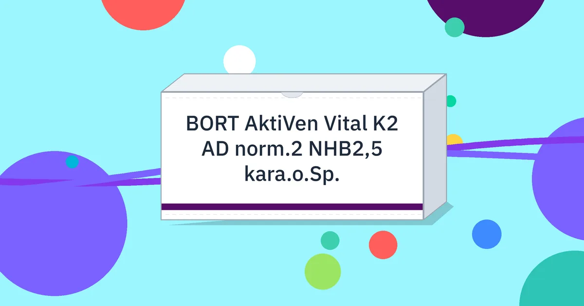 Symbolbild: Packung mit der Aufschrift BORT AktiVen Vital K2 AD norm.2 NHB2,5 kara.o.Sp. (PZN 17497536) – Verfügbarkeit und Bezug in Apotheken in Frankfurt am Main