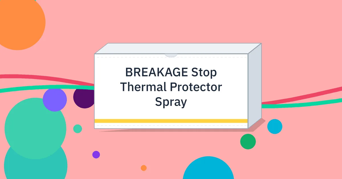 Symbolbild: Packung mit der Aufschrift BREAKAGE Stop Thermal Protector Spray (PZN 18108270) – Verfügbarkeit und Bezug in Apotheken in Frankfurt am Main