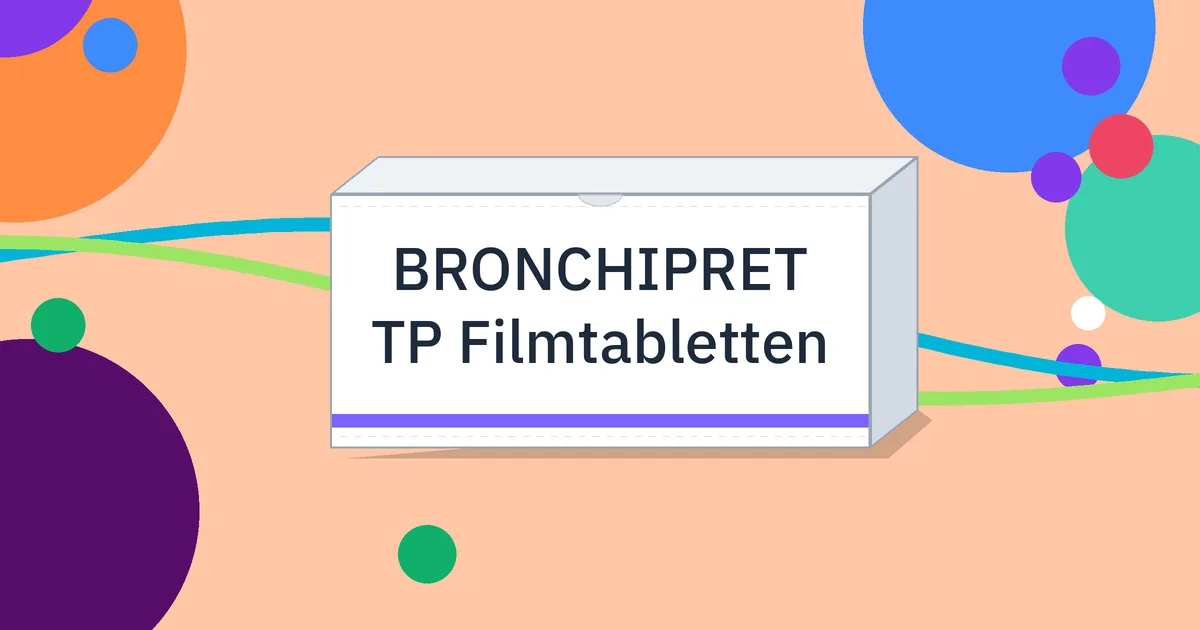 Symbolbild: Packung mit der Aufschrift BRONCHIPRET TP Filmtabletten (PZN 00168490) – Verfügbarkeit und Bezug in Apotheken in Frankfurt am Main