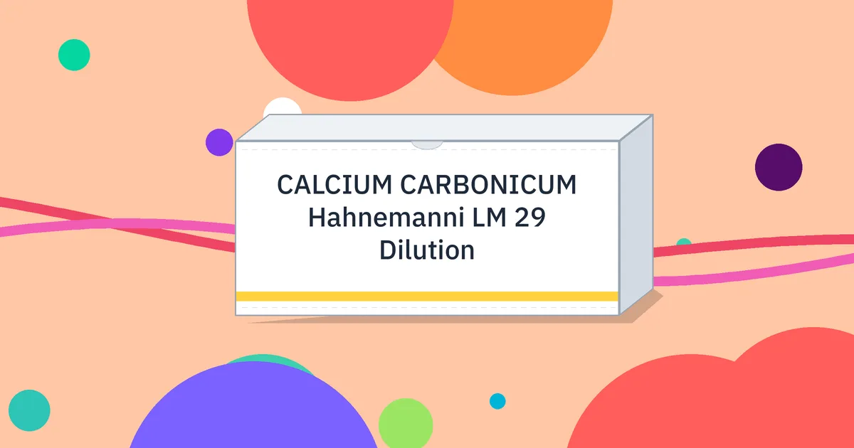 Symbolbild: Packung mit der Aufschrift CALCIUM CARBONICUM Hahnemanni LM 29 Dilution (PZN 12803678) – Verfügbarkeit und Bezug in Apotheken in Frankfurt am Main