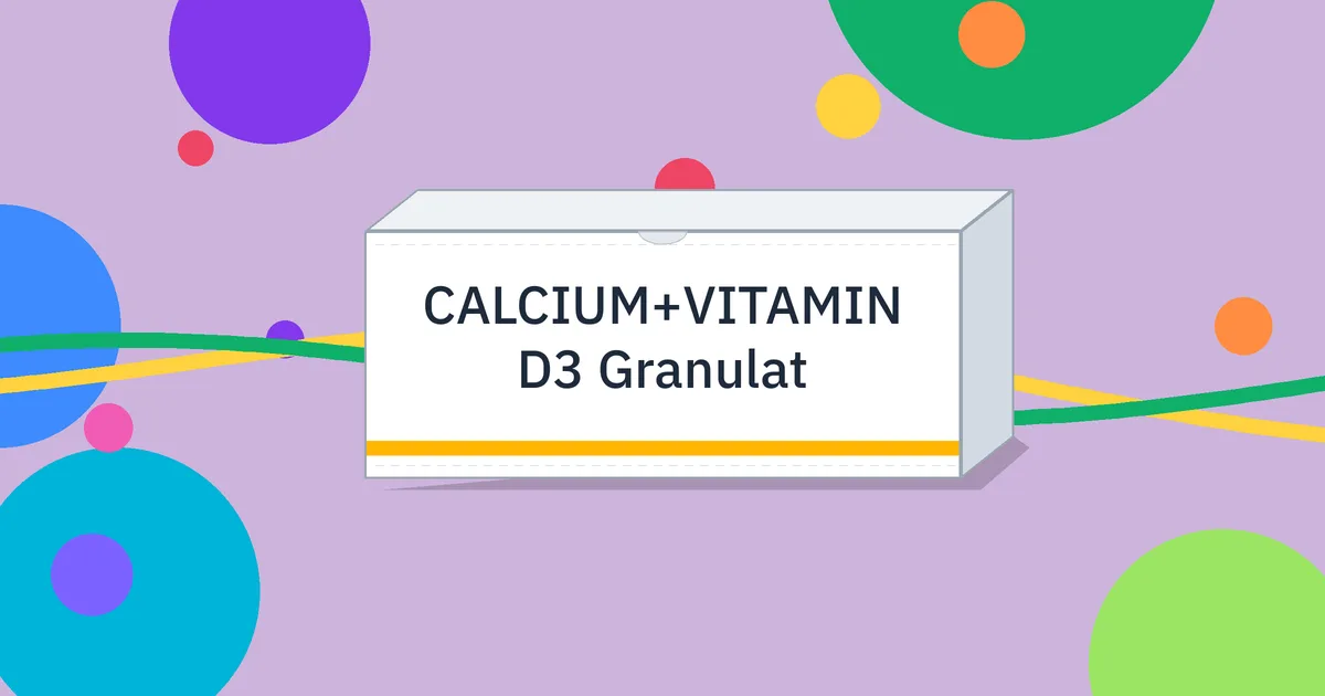 Symbolbild: Packung mit der Aufschrift CALCIUM+VITAMIN D3 Granulat (PZN 07306334) – Verfügbarkeit und Bezug in Apotheken in Frankfurt am Main