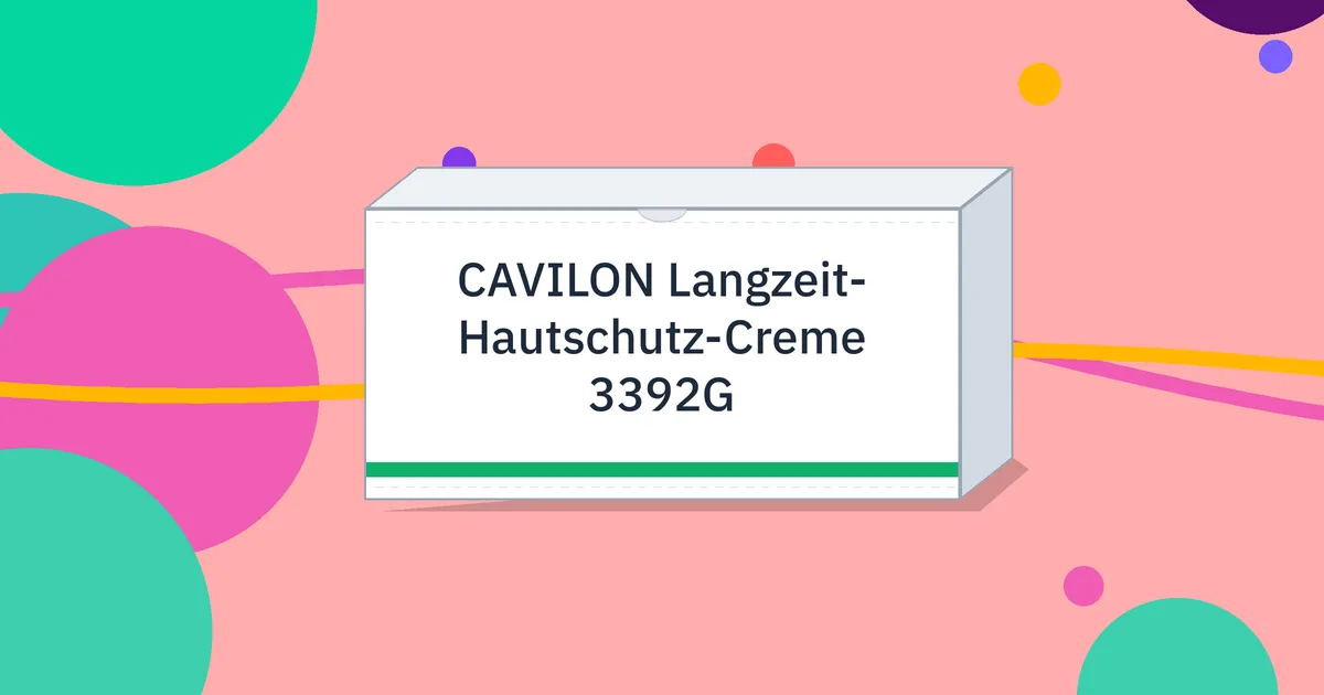 Symbolbild: Packung mit der Aufschrift CAVILON Langzeit-Hautschutz-Creme 3392G (PZN 10286434) – Verfügbarkeit und Bezug in Apotheken in Frankfurt am Main