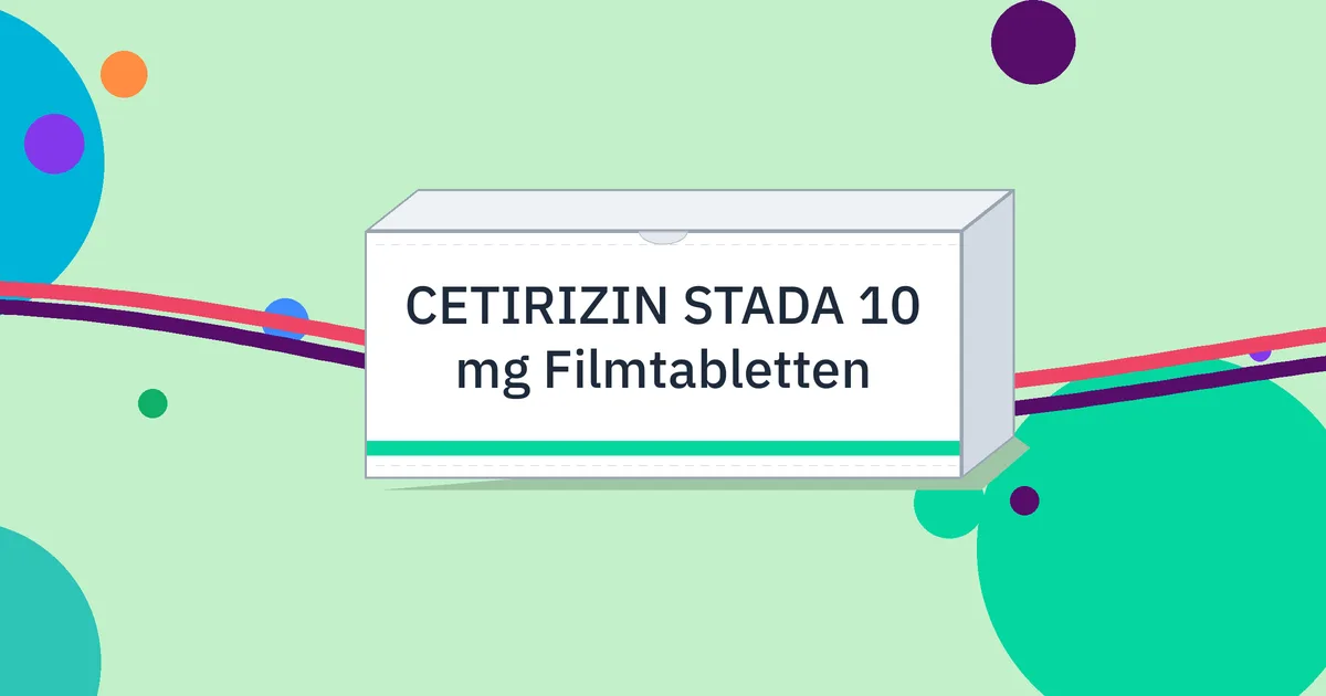 Symbolbild: Packung mit der Aufschrift CETIRIZIN STADA 10 mg Filmtabletten (PZN 02246604) – Verfügbarkeit und Bezug in Apotheken in Frankfurt am Main