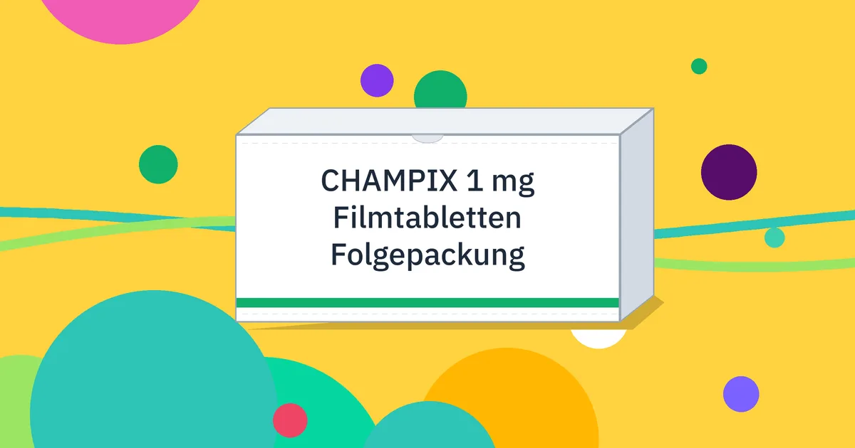 Symbolbild: Packung mit der Aufschrift CHAMPIX 1 mg Filmtabletten Folgepackung (PZN 19142323) – Verfügbarkeit und Bezug in Apotheken in Frankfurt am Main