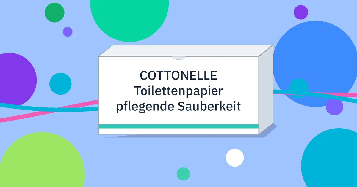 Symbolbild: Packung mit der Aufschrift COTTONELLE Toilettenpapier pflegende Sauberkeit (PZN 18064325) – Verfügbarkeit und Bezug in Apotheken in Frankfurt am Main