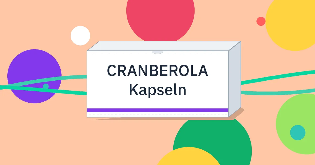 Symbolbild: Packung mit der Aufschrift CRANBEROLA Kapseln (PZN 04362349) – Verfügbarkeit und Bezug in Apotheken in Frankfurt am Main