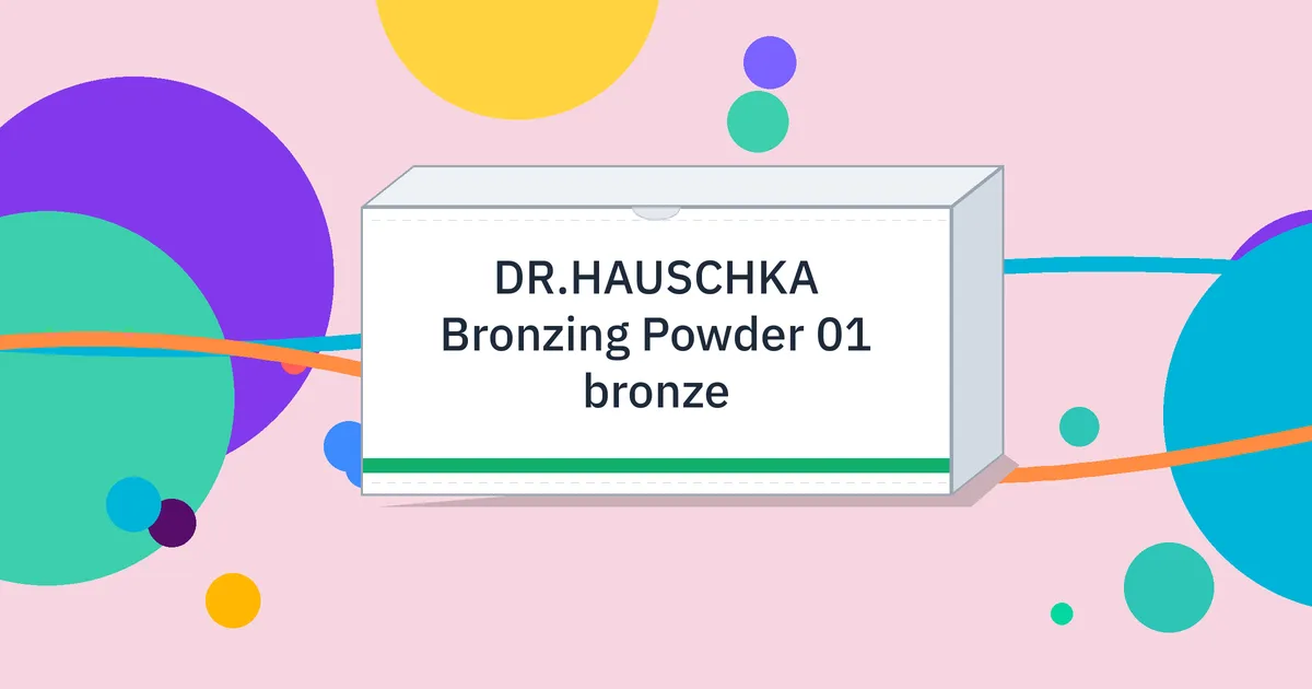 Symbolbild: Packung mit der Aufschrift DR.HAUSCHKA Bronzing Powder 01 bronze (PZN 18651092) – Verfügbarkeit und Bezug in Apotheken in Frankfurt am Main