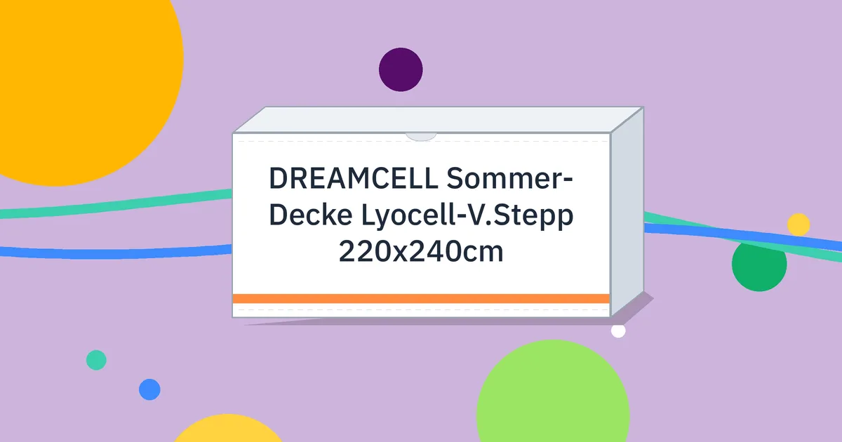 Symbolbild: Packung mit der Aufschrift DREAMCELL Sommer-Decke Lyocell-V.Stepp 220x240cm (PZN 18336427) – Verfügbarkeit und Bezug in Apotheken in Frankfurt am Main