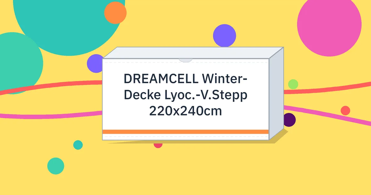 Symbolbild: Packung mit der Aufschrift DREAMCELL Winter-Decke Lyoc.-V.Stepp 220x240cm (PZN 18336404) – Verfügbarkeit und Bezug in Apotheken in Frankfurt am Main