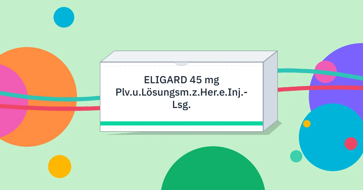 Symbolbild: Packung mit der Aufschrift ELIGARD 45 mg Plv.u.Lösungsm.z.Her.e.Inj.-Lsg. (PZN 07514475) – Verfügbarkeit und Bezug in Apotheken in Frankfurt am Main