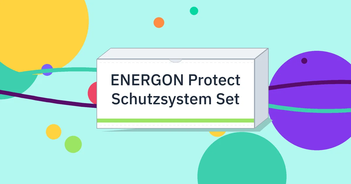 Symbolbild: Packung mit der Aufschrift ENERGON Protect Schutzsystem Set (PZN 09095798) – Verfügbarkeit und Bezug in Apotheken in Frankfurt am Main