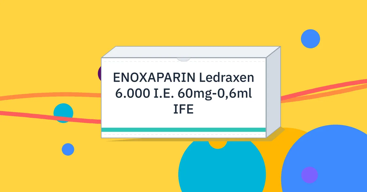 Symbolbild: Packung mit der Aufschrift ENOXAPARIN Ledraxen 6.000 I.E. 60mg-0,6ml IFE (PZN 16203188) – Verfügbarkeit und Bezug in Apotheken in Frankfurt am Main