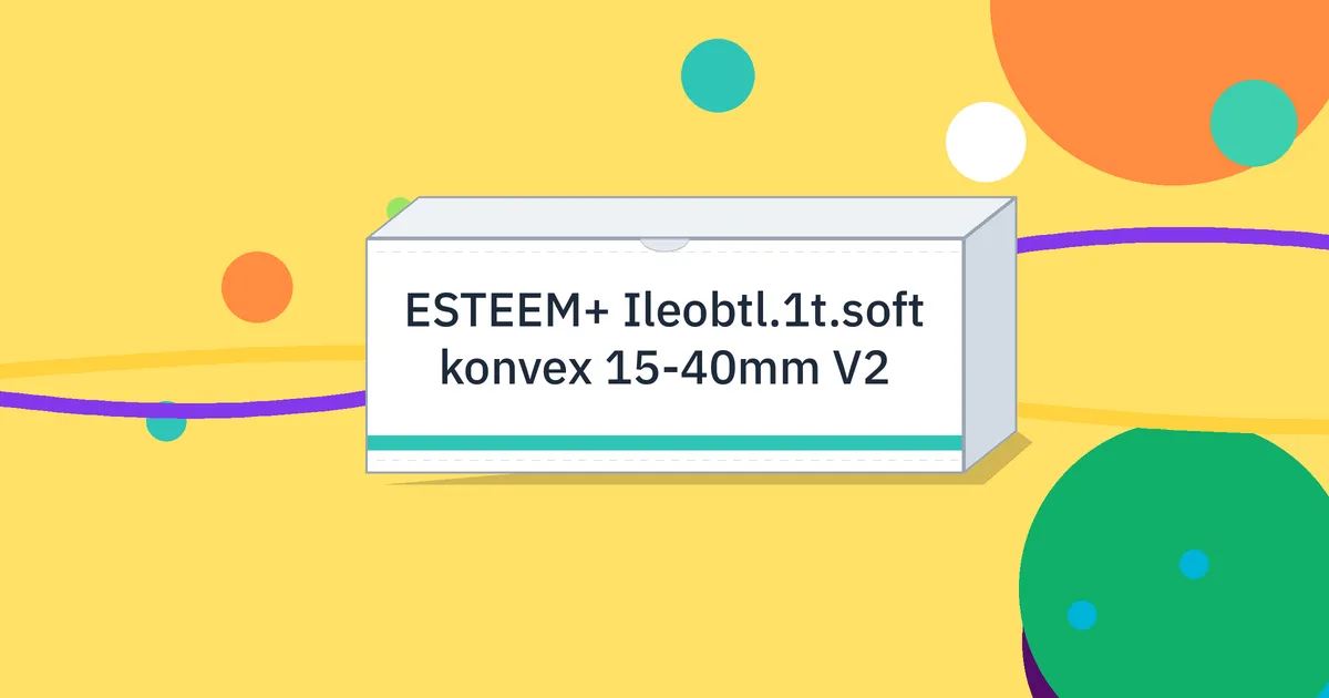 Symbolbild: Packung mit der Aufschrift ESTEEM+ Ileobtl.1t.soft konvex 15-40mm V2 (PZN 18724106) – Verfügbarkeit und Bezug in Apotheken in Frankfurt am Main