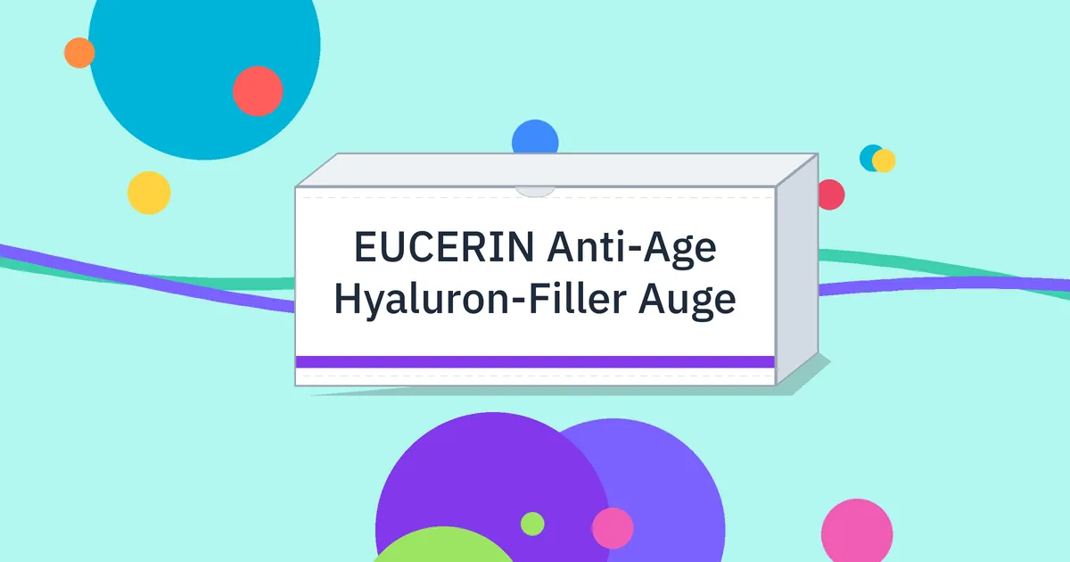 Symbolbild: Packung mit der Aufschrift EUCERIN Anti-Age Hyaluron-Filler Auge (PZN 01552397) – Verfügbarkeit und Bezug in Apotheken in Frankfurt am Main