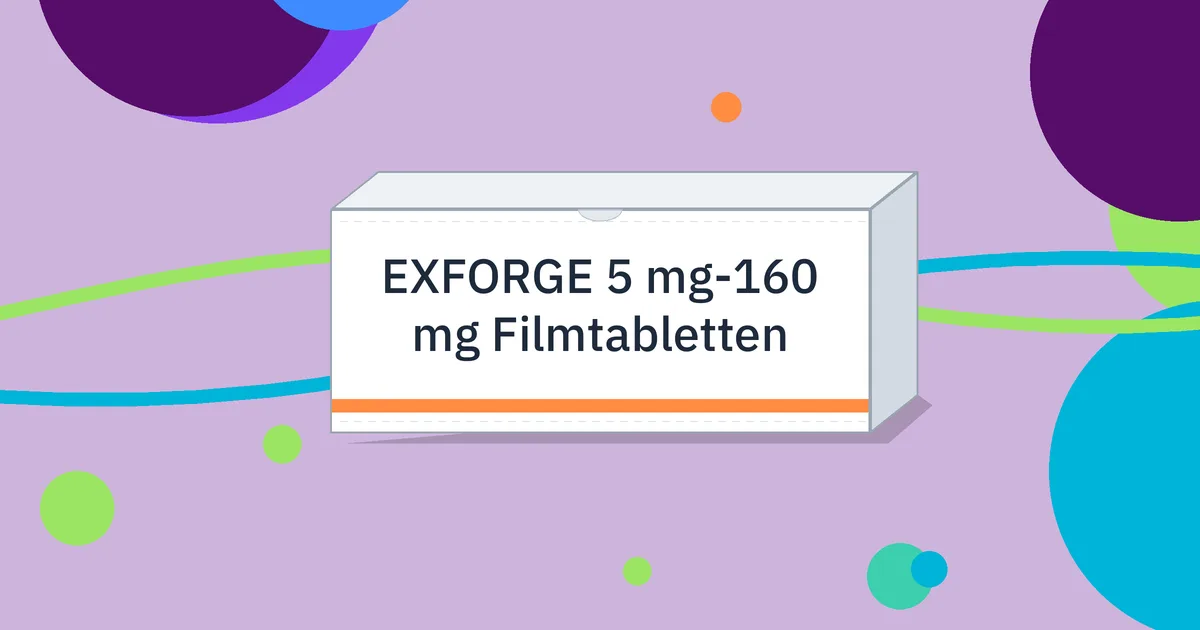 Symbolbild: Packung mit der Aufschrift EXFORGE 5 mg-160 mg Filmtabletten (PZN 16528418) – Verfügbarkeit und Bezug in Apotheken in Frankfurt am Main