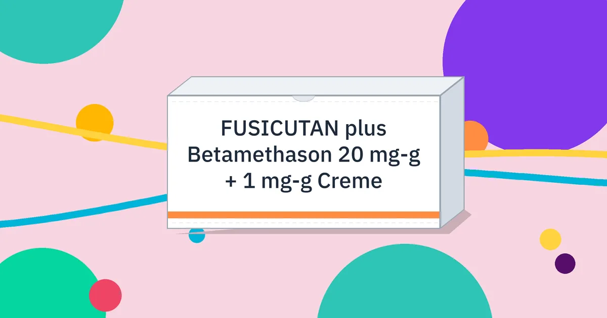 Symbolbild: Packung mit der Aufschrift FUSICUTAN plus Betamethason 20 mg-g + 1 mg-g Creme (PZN 12395541) – Verfügbarkeit und Bezug in Apotheken in Frankfurt am Main