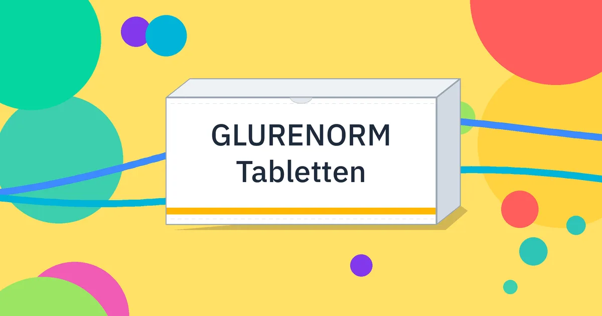 Symbolbild: Packung mit der Aufschrift GLURENORM Tabletten (PZN 12490274) – Verfügbarkeit und Bezug in Apotheken in Frankfurt am Main
