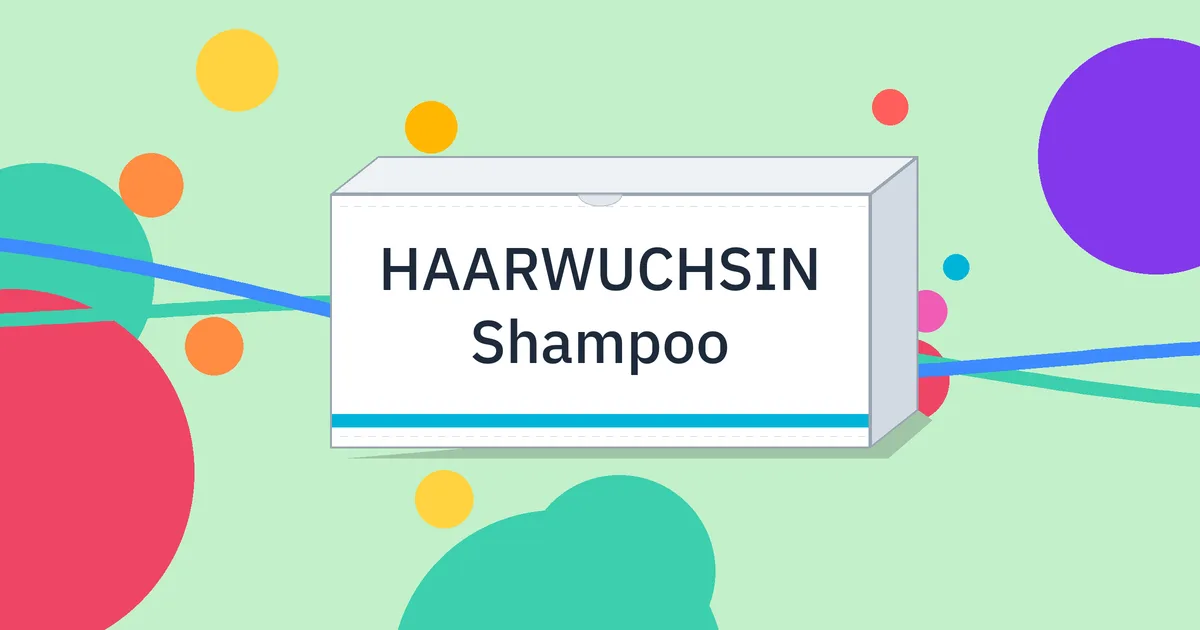 Symbolbild: Packung mit der Aufschrift HAARWUCHSIN Shampoo (PZN 07307664) – Verfügbarkeit und Bezug in Apotheken in Frankfurt am Main