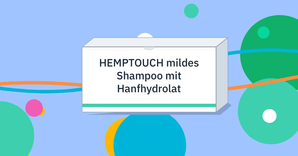 Symbolbild: Packung mit der Aufschrift HEMPTOUCH mildes Shampoo mit Hanfhydrolat (PZN 17304164) – Verfügbarkeit und Bezug in Apotheken in Frankfurt am Main