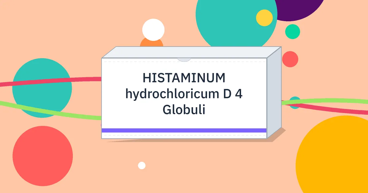 Symbolbild: Packung mit der Aufschrift HISTAMINUM hydrochloricum D 4 Globuli (PZN 07457234) – Verfügbarkeit und Bezug in Apotheken in Frankfurt am Main