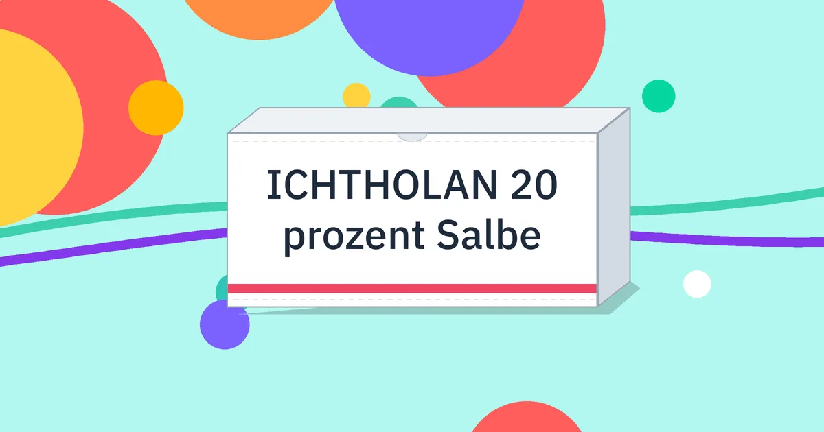 Symbolbild: Packung mit der Aufschrift ICHTHOLAN 20 prozent Salbe (PZN 04643611) – Verfügbarkeit und Bezug in Apotheken in Frankfurt am Main