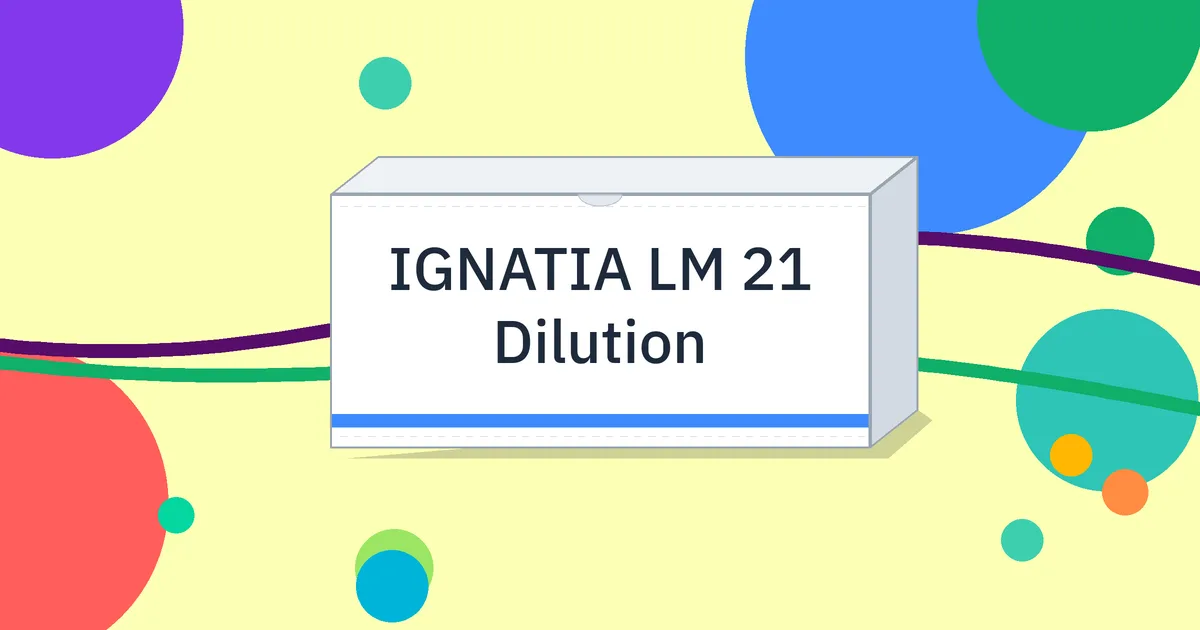 Symbolbild: Packung mit der Aufschrift IGNATIA LM 21 Dilution (PZN 12911758) – Verfügbarkeit und Bezug in Apotheken in Frankfurt am Main