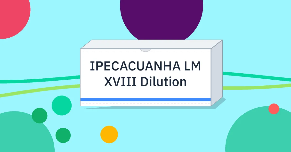 Symbolbild: Packung mit der Aufschrift IPECACUANHA LM XVIII Dilution (PZN 02668541) – Verfügbarkeit und Bezug in Apotheken in Frankfurt am Main