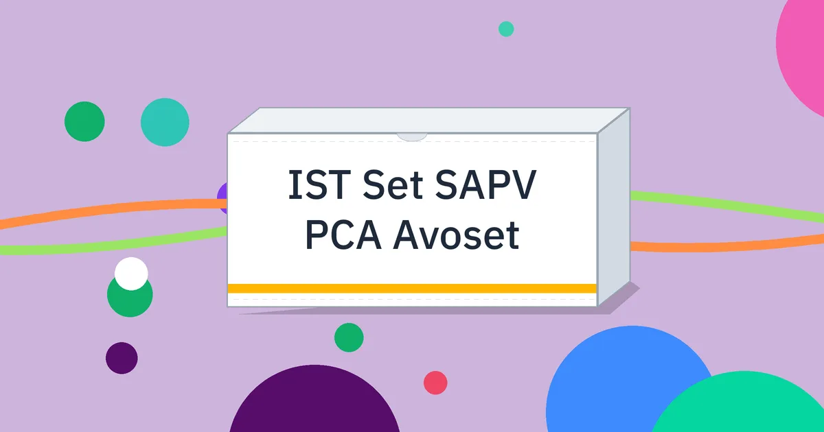 Symbolbild: Packung mit der Aufschrift IST Set SAPV PCA Avoset (PZN 20601701) – Verfügbarkeit und Bezug in Apotheken in Frankfurt am Main