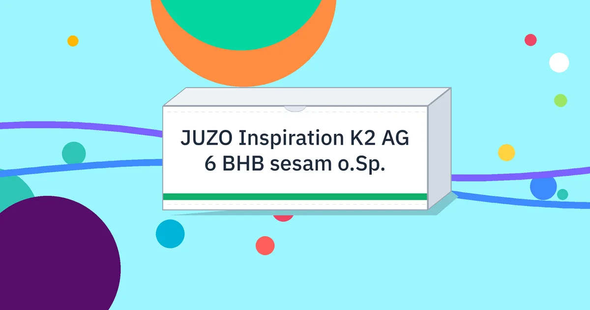 Symbolbild: Packung mit der Aufschrift JUZO Inspiration K2 AG 6 BHB sesam o.Sp. (PZN 14833459) – Verfügbarkeit und Bezug in Apotheken in Frankfurt am Main