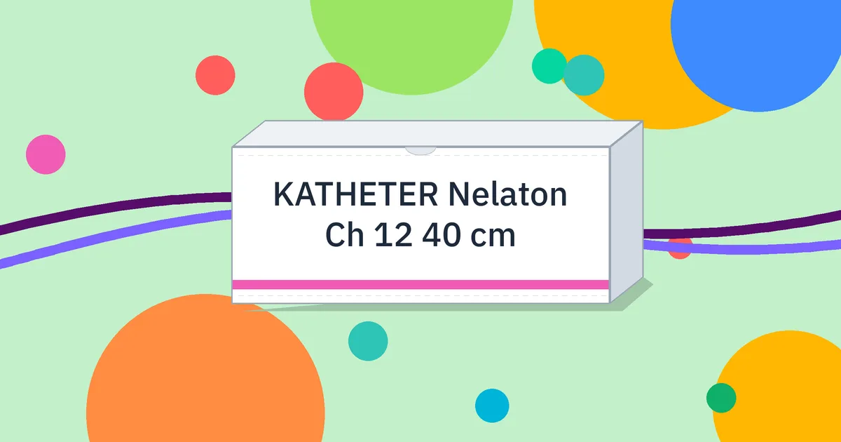 Symbolbild: Packung mit der Aufschrift KATHETER Nelaton Ch 12 40 cm (PZN 07489754) – Verfügbarkeit und Bezug in Apotheken in Frankfurt am Main
