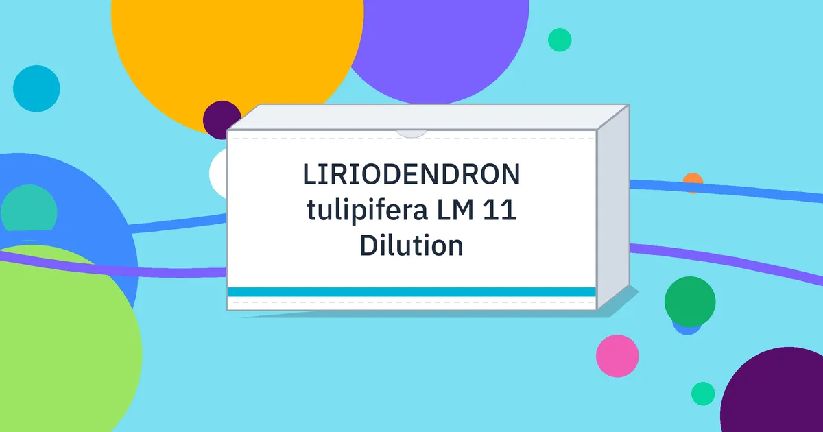 Symbolbild: Packung mit der Aufschrift LIRIODENDRON tulipifera LM 11 Dilution (PZN 13531035) – Verfügbarkeit und Bezug in Apotheken in Frankfurt am Main