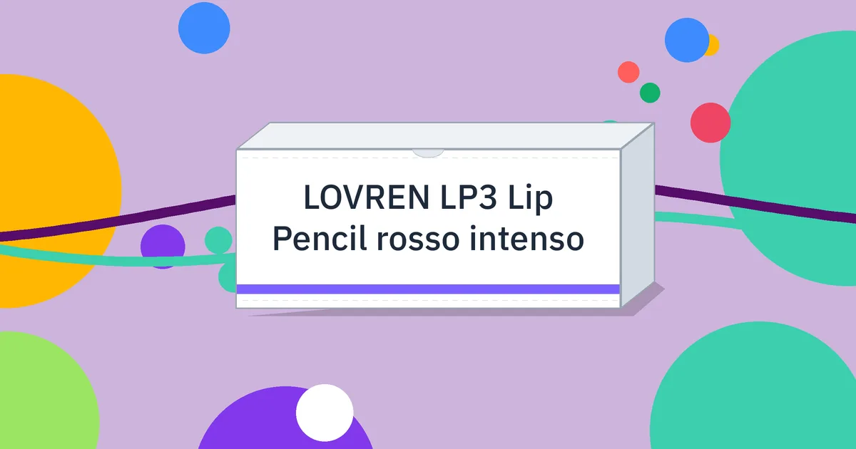 Symbolbild: Packung mit der Aufschrift LOVREN LP3 Lip Pencil rosso intenso (PZN 20030701) – Verfügbarkeit und Bezug in Apotheken in Frankfurt am Main