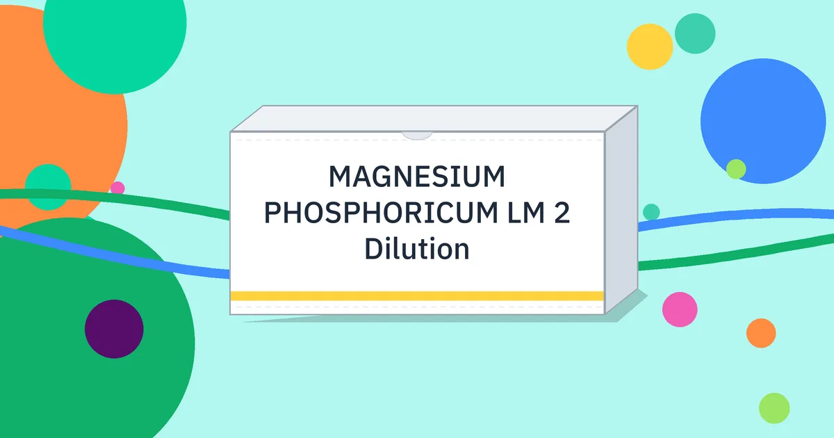 Symbolbild: Packung mit der Aufschrift MAGNESIUM PHOSPHORICUM LM 2 Dilution (PZN 12939142) – Verfügbarkeit und Bezug in Apotheken in Frankfurt am Main