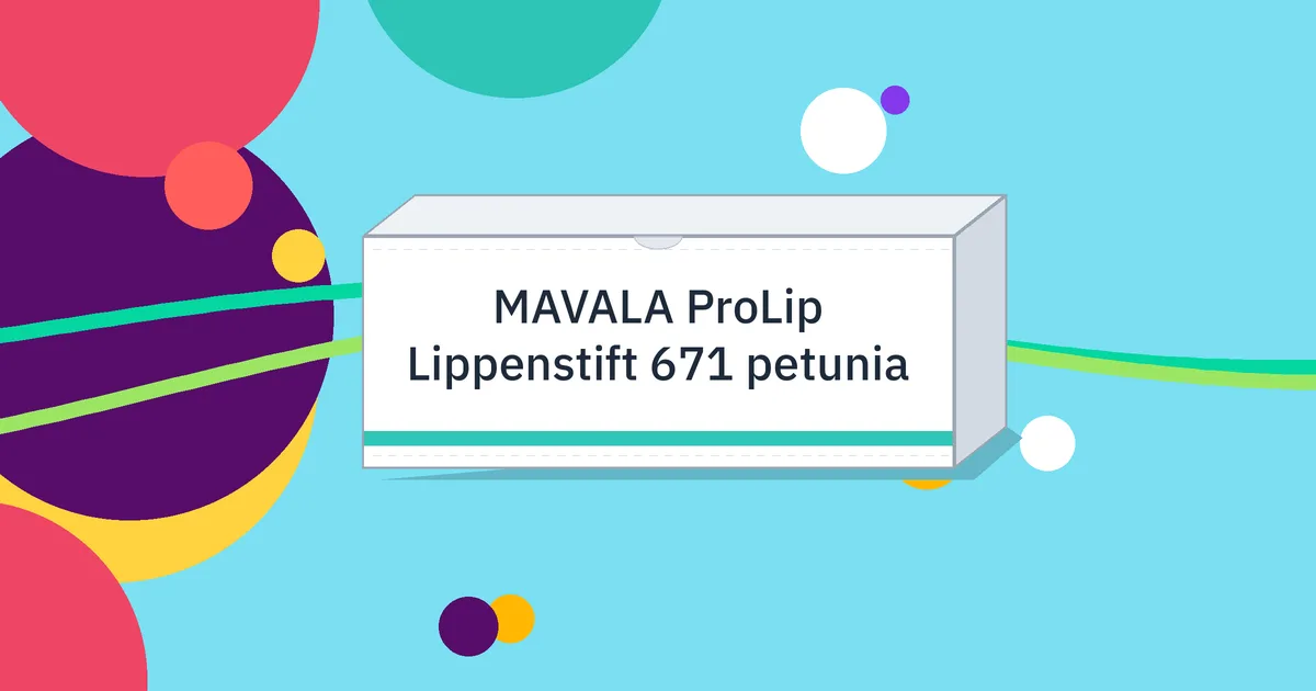 Symbolbild: Packung mit der Aufschrift MAVALA ProLip Lippenstift 671 petunia (PZN 17209371) – Verfügbarkeit und Bezug in Apotheken in Frankfurt am Main