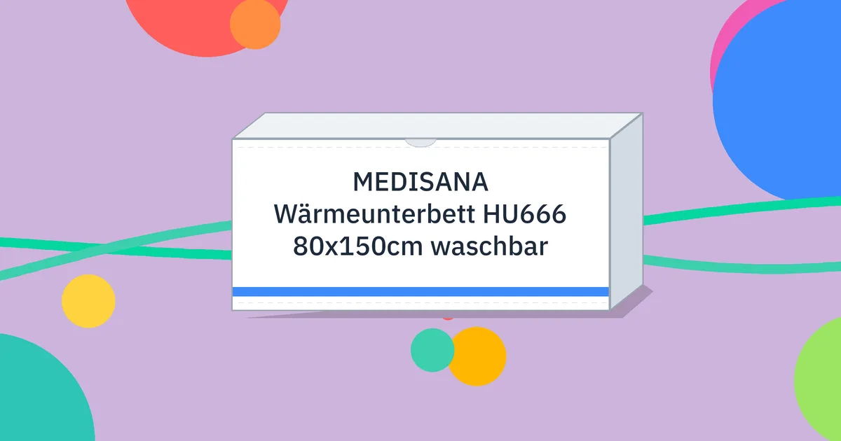 Symbolbild: Packung mit der Aufschrift MEDISANA Wärmeunterbett HU666 80x150cm waschbar (PZN 20089120) – Verfügbarkeit und Bezug in Apotheken in Frankfurt am Main