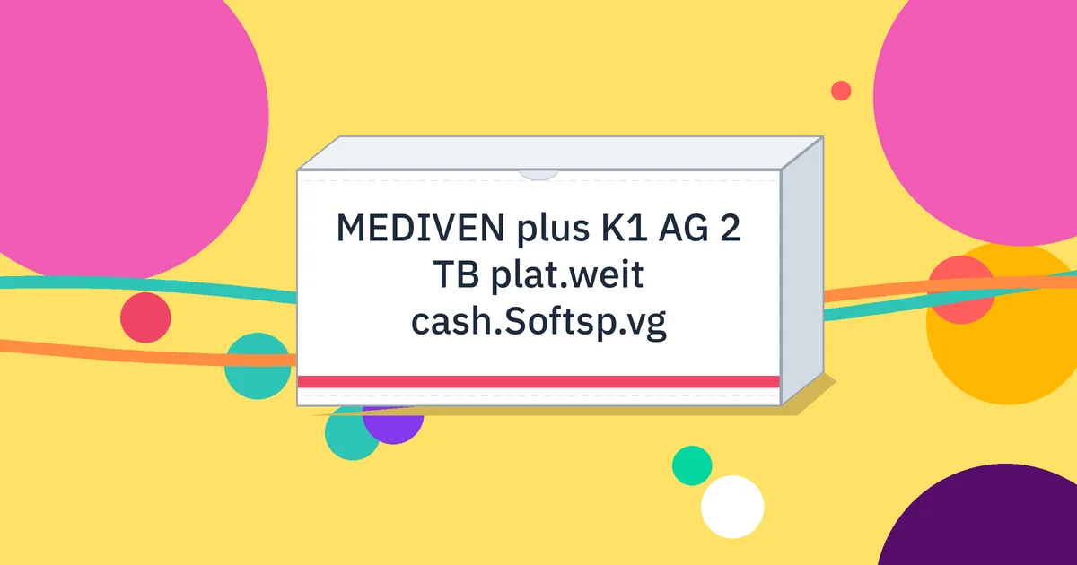 Symbolbild: Packung mit der Aufschrift MEDIVEN plus K1 AG 2 TB plat.weit cash.Softsp.vg (PZN 15061237) – Verfügbarkeit und Bezug in Apotheken in Frankfurt am Main
