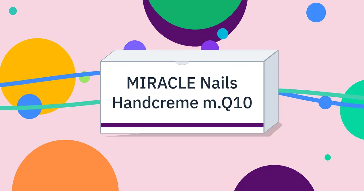 Symbolbild: Packung mit der Aufschrift MIRACLE Nails Handcreme m.Q10 (PZN 07515902) – Verfügbarkeit und Bezug in Apotheken in Frankfurt am Main