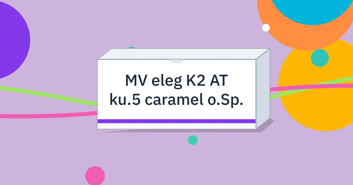 Symbolbild: Packung mit der Aufschrift MV eleg K2 AT ku.5 caramel o.Sp. (PZN 00529924) – Verfügbarkeit und Bezug in Apotheken in Frankfurt am Main